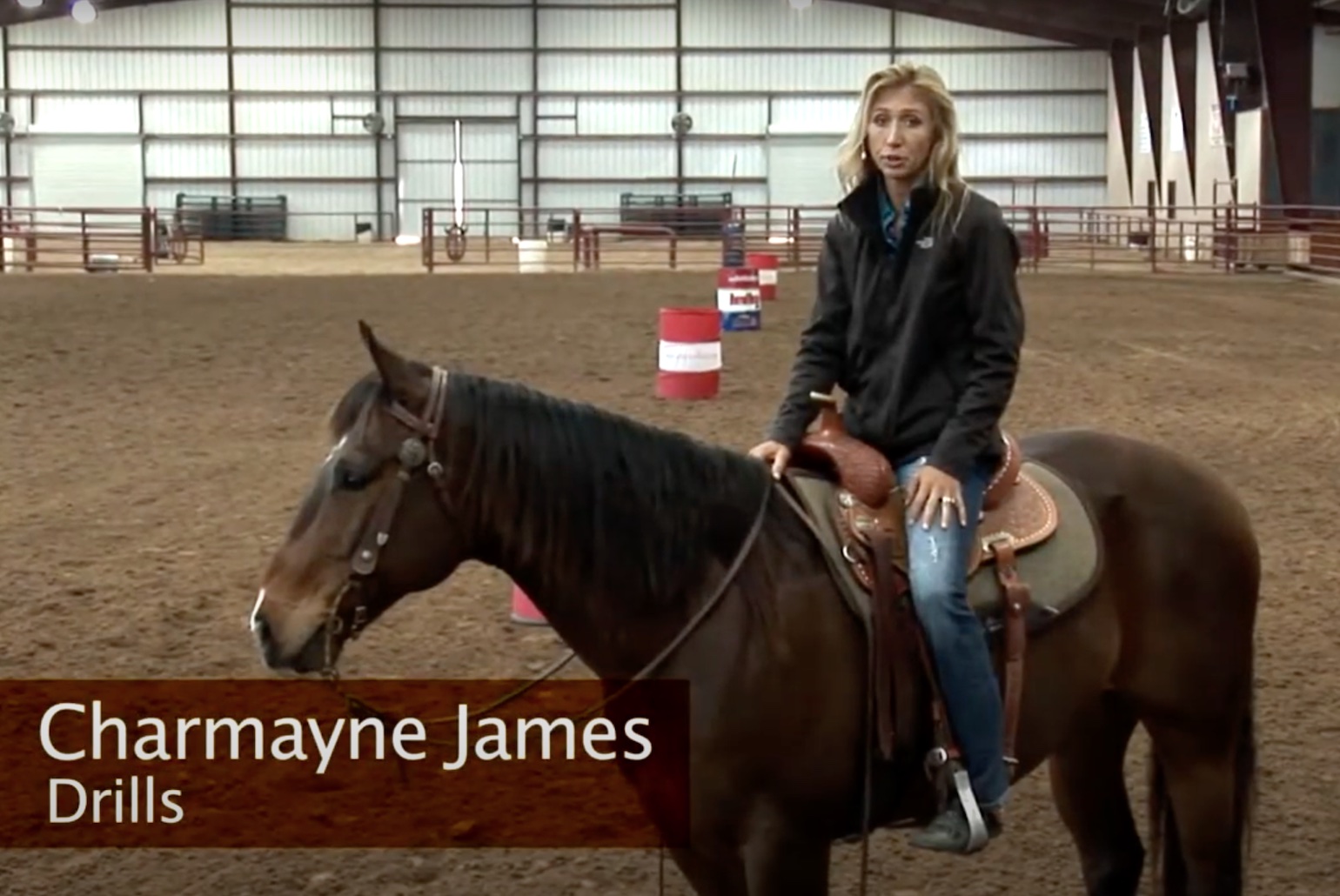 Charmayne James' Drills - Barrel Horse News