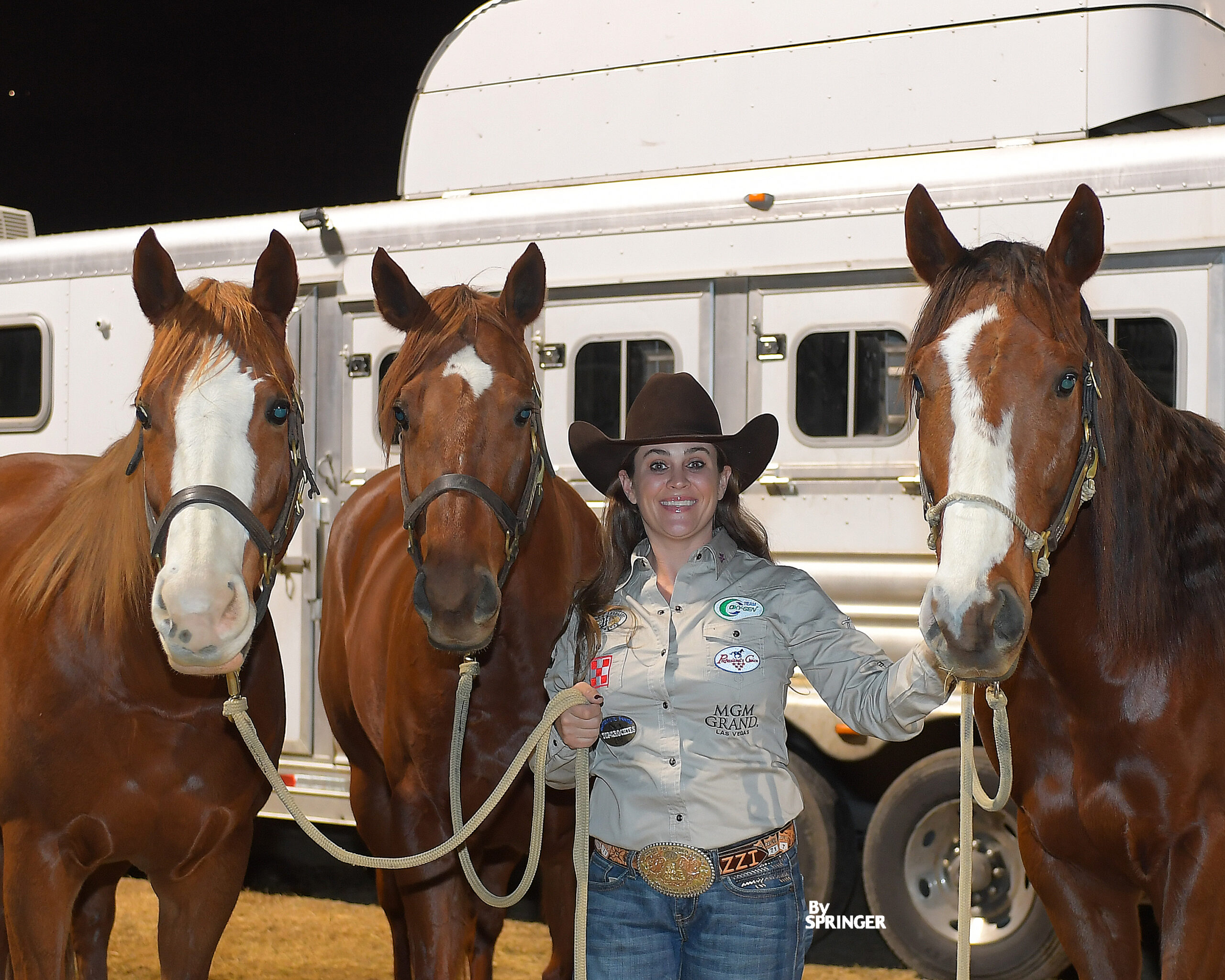 Brittany Pozzi Tonozzi Wins San Antonio Stock Show Rodeo - Barrel Horse ...