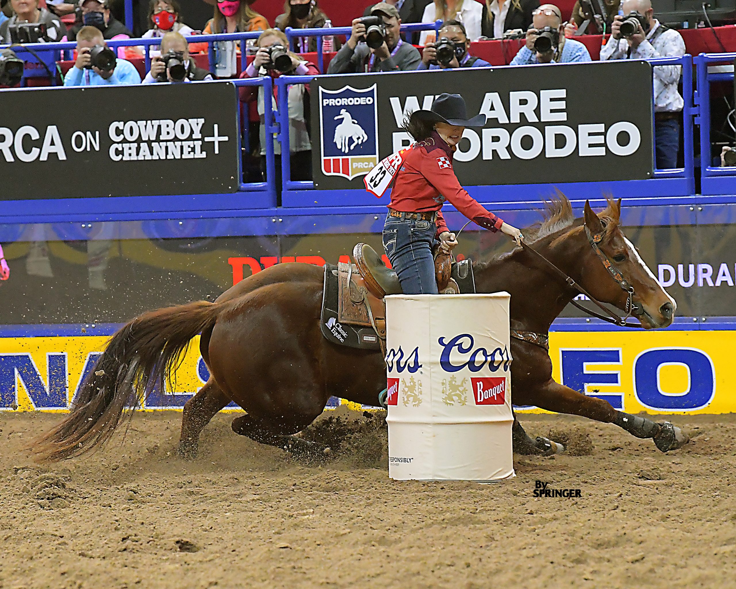Roll On—Jordon Briggs Tops Round Eight of Wrangler NFR - Barrel Horse News
