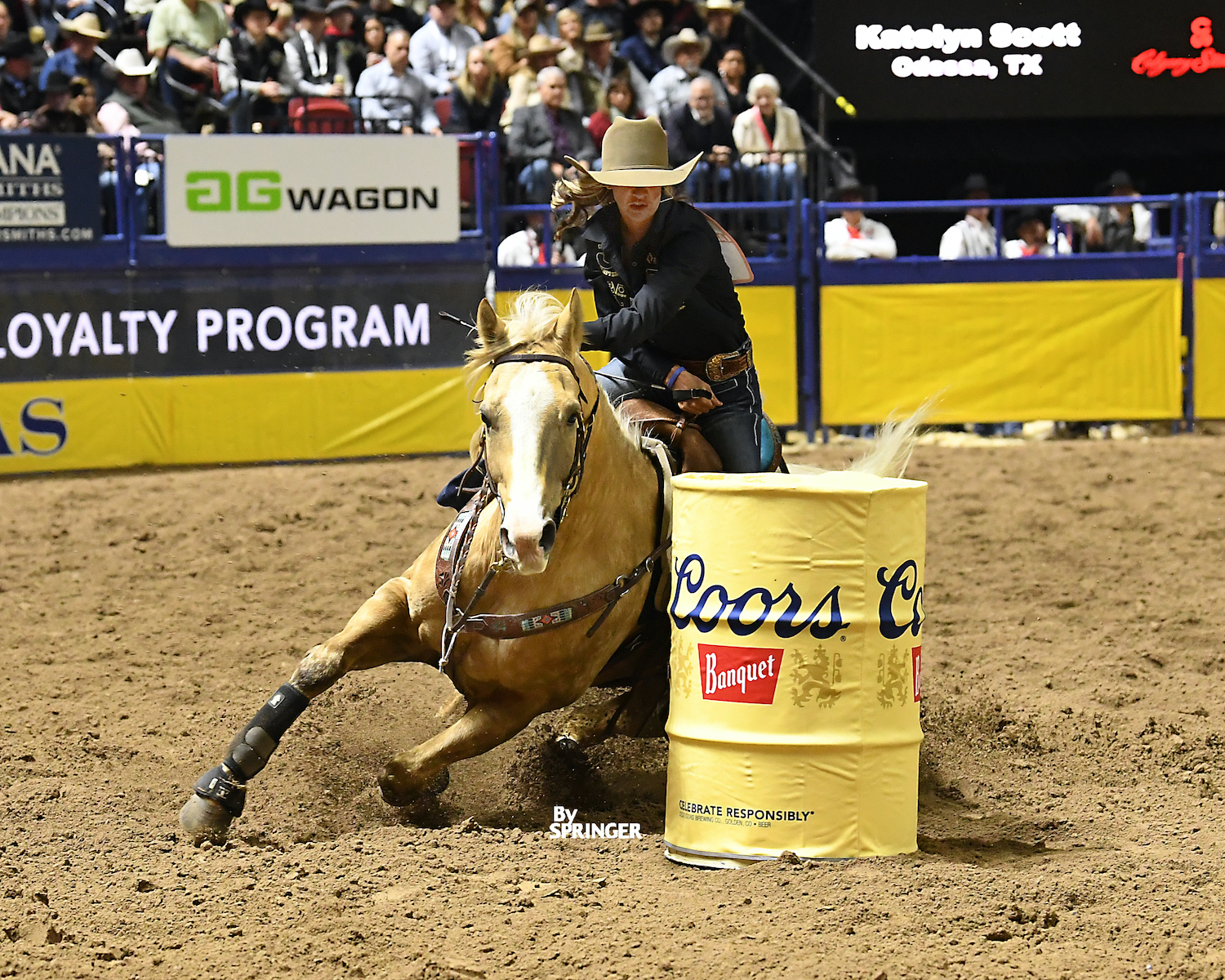 Golden Girl: Hailey Kinsel Wins Round Two of the Wrangler NFR - Barrel ...